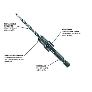 BOSCH CC2460 7-Piece Drive and Drill Bit Set