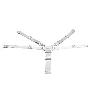Baby 5 Point Harness Belt Universal Pushchair Children Seat Safety Belt High Chair Straps Protector Safety Strap (Grey)
