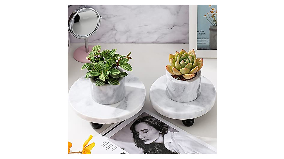 FasolaHome Decorative Marble Riser for Modern Decor