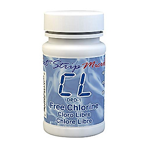 Exact Industrial Test Systems 486637 DPD-1 Micro Free Chlorine Strip for Photometers