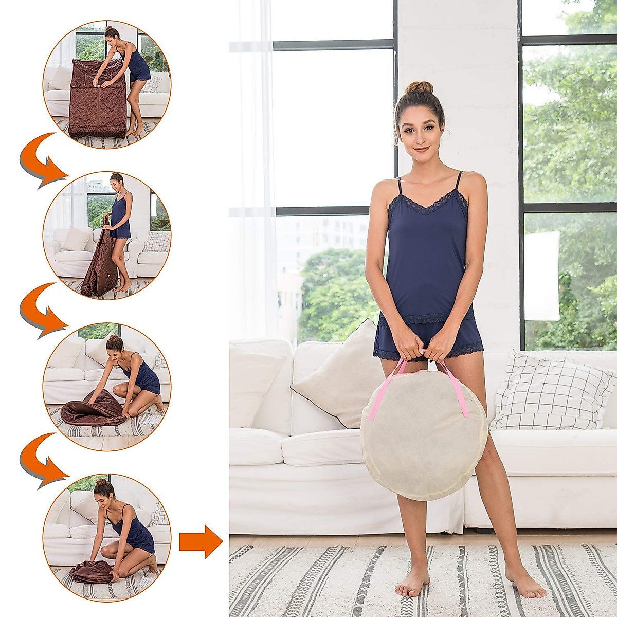 OPPSDECOR Steam Sauna Spa Portable Foldable Personal Indoor Sauna Tent Pot for Therapeutic Reduce Stress Fatigue with Remote Chair Indoor Home