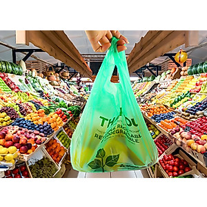 Biodegradable Bags Biodegradable Plastic Bags Compostable Plastic Bags Bio Bags Eco Friendly Plastic Bags Green Biodegradable Bags Pack of 200