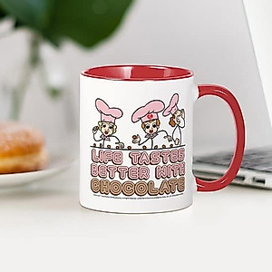 CafePress I Love Lucy: Life Tastes Better With Ch Mug Ceramic Coffee Mug, Tea Cup 11 oz