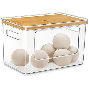 Spacemart Stackable Storage for Laundry Room Organization Extra Large Trash Bag Dispenser