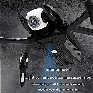 RKSTD FPV RC Drone With HD Camera Real-time Video, WiFi Foldable RC Quadcopter With Gravity Sensor, Voice Control, Gesture Control, Altitude Hold, Headless Mode, 3D Flip