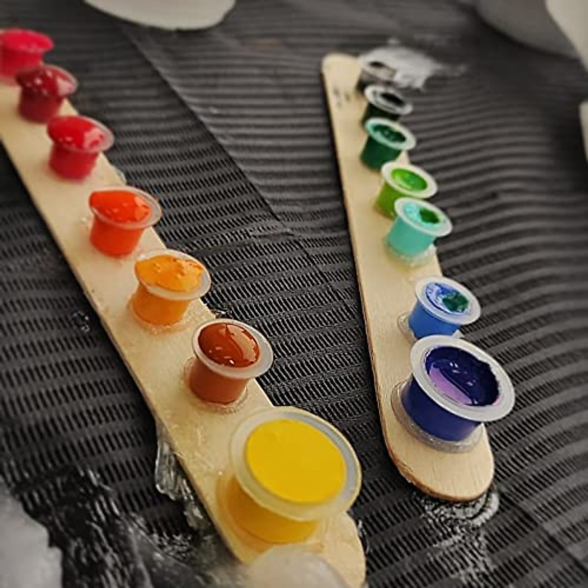 Yuelong 1000pcs Tattoo Ink Caps Cups 13MM Medium Disposable Pigment Cups Caps Plastic Microblading Ink Cups for Tattoo Ink Supplies