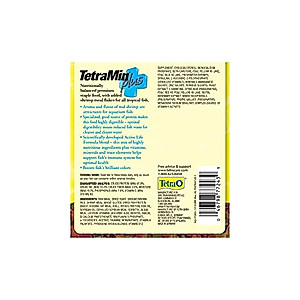 TetraMin Plus Tropical Flakes, Cleaner and Clearer Water Formula 7.06 Ounce (Pack of 1)