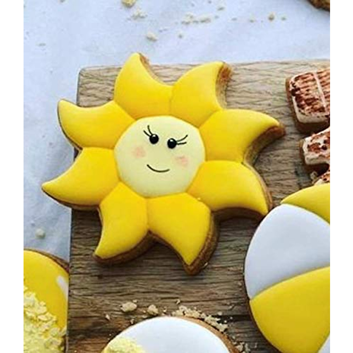 Sun Cookie Cutter, 4" Made in USA by Ann Clark