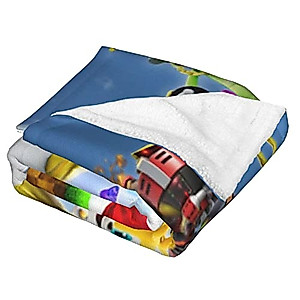 Gbawxoz Cartoon Blankets Throw Blanket Throw Flannel Blanket Clearance Micro Fleece Blanket 60"X50" Inch 60"X50" 3-2
