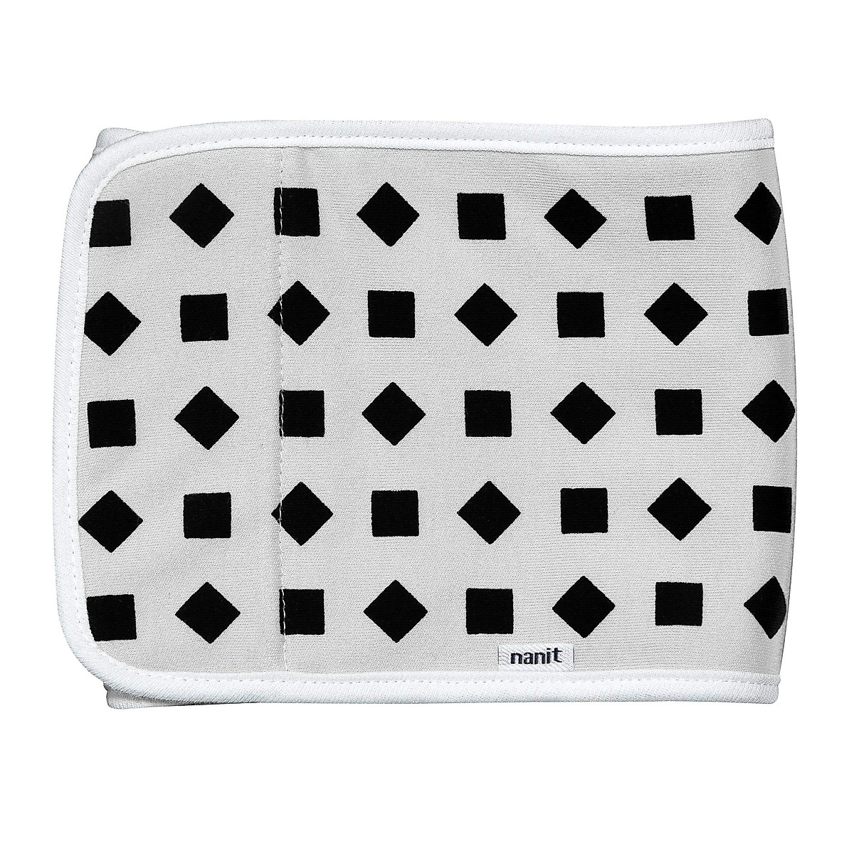 Nanit Breathing Wear Band – Works with Nanit Pro Baby Monitor to Track Breathing Motion Sensor-Free, Like Your Hand On Their Heart from Anywhere, 100% Cotton, Size Large, 3-24 Months, Pebble Grey