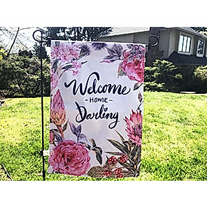 Lovely Flag Seasonal Garden Flag Set of 11| 12.5" x 18" | Double Sided | Double Stitched | Proudly Designed in USA | Garden House Yard Weather Resistant | American Flag Garden Summer Spring Flag/ Happy Birthday/ Be Happy/ Back to School/ Welcome/ Hallowee