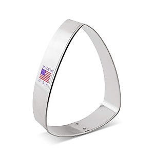 Watermelon Slice Cookie Cutter, 3.75" Made in USA by Ann Clark Cookie Cutters