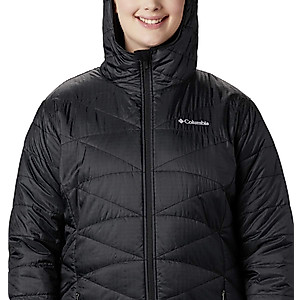 Columbia Women's Mighty Lite Hooded Jacket, Black, X-Large