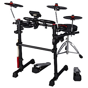 ddrum E-Flex Complete Electronic Set with Mesh Drum Heads, Black (DD EFLEX)