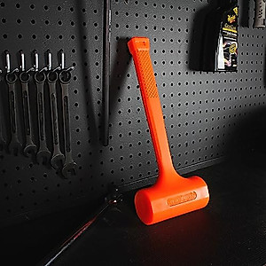 ABN Dead Blow Hammer, 4 lb Pound – Unicast Mallet with Non-Marring Rubber Coating