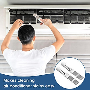 cobee 2 Pcs Air Conditioner Fin Comb, AC Fin Comb Straightener Cleaner Coil Brush, Adiator Fin Cleaning Refrigerator Tool, Evaporator Radiator Repair Clean Tool