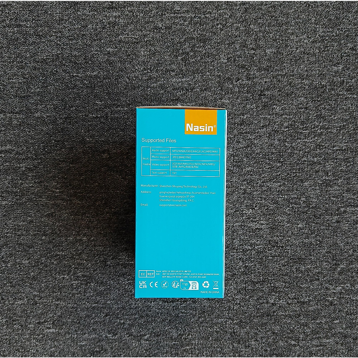 Mini Projector, Nasin Video Projector 1080P Supported Portable Outdoor Movie Projector Home Theater Projector Compatible with TV Stick/iOS/Android Phone/Laptop, HDMI/USB