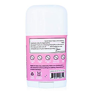 SmartyPits – Teen Natural/Aluminum-Free Deodorant for Sensitive Skin (baking soda free) Paraben Free (Pink Lemonade)