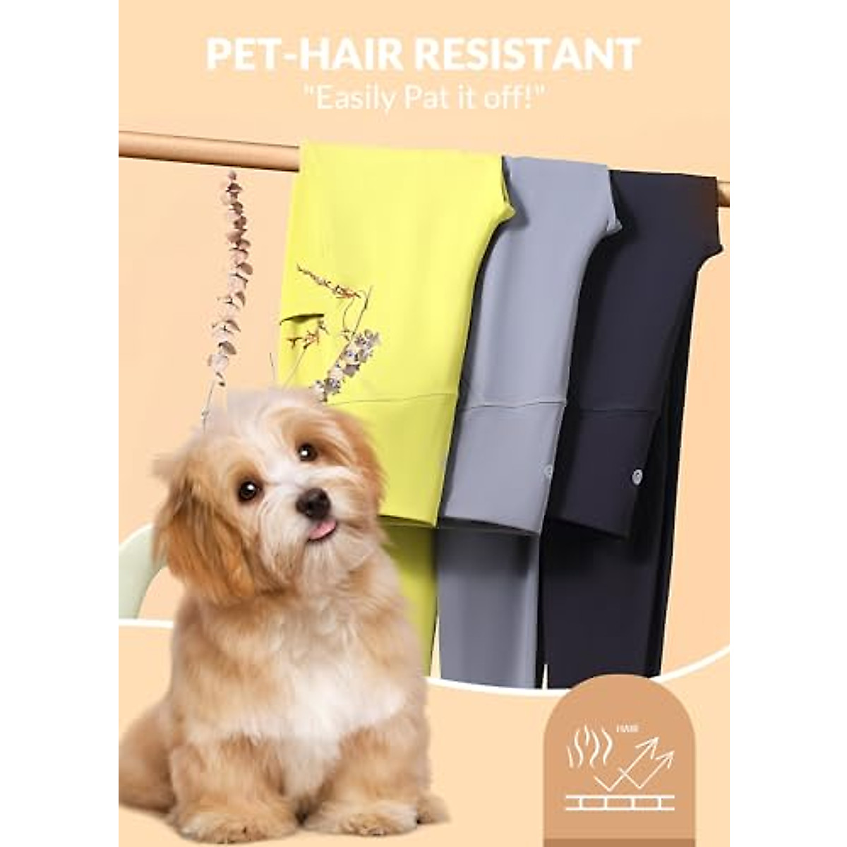 BALEAF Leggings for Women with Pockets Tummy Control Compression Workout Athletic Running High Waisted Yoga Pants 27'' Grey L