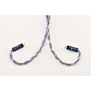 HiFiGo Kinera Ace 2.0 Modular Upgrade Earphone Cable, IEMs Replaceable 8-Strand Silver-Foil & Copper Alloy Wire Cable with 2.5mm/3.5mm/4.4mm Plug (0.78 2PIN)
