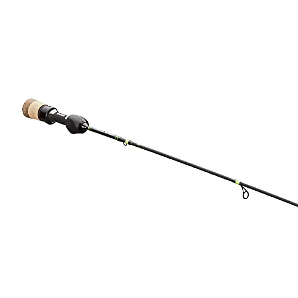 13 FISHING - Tickle Stick - Ice Fishing Rod - Gen 3 - 27" L (Light) - 1/16-1/8oz - PC2 Flat-Tip Blank - TS3-27L, Black