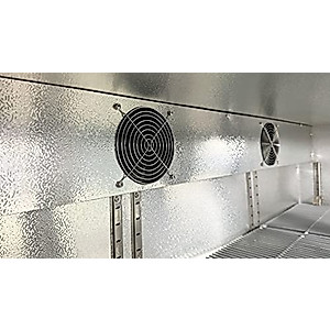 Beer Back Bar Cooler 3 Glass Sliding Door 53" Width Beer Fridge NSF Certified Beverage Refrigerator 11.8 cu.ft Under Counter Height 35°-46°F Black bb3dup