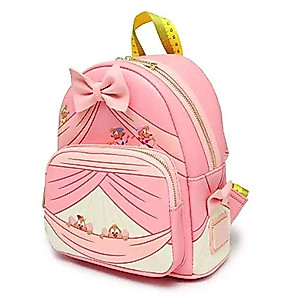 Loungefly Disney Cinderella Peek A Boo Womens Double Strap Shoulder Bag Purse