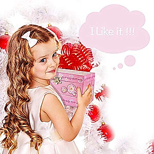 RR ROUND RICH DESIGN Kids Musical Jewelry Box for Girls with Drawer and Jewelry Set with Ballerina Theme - Swan Lake Tune Pink