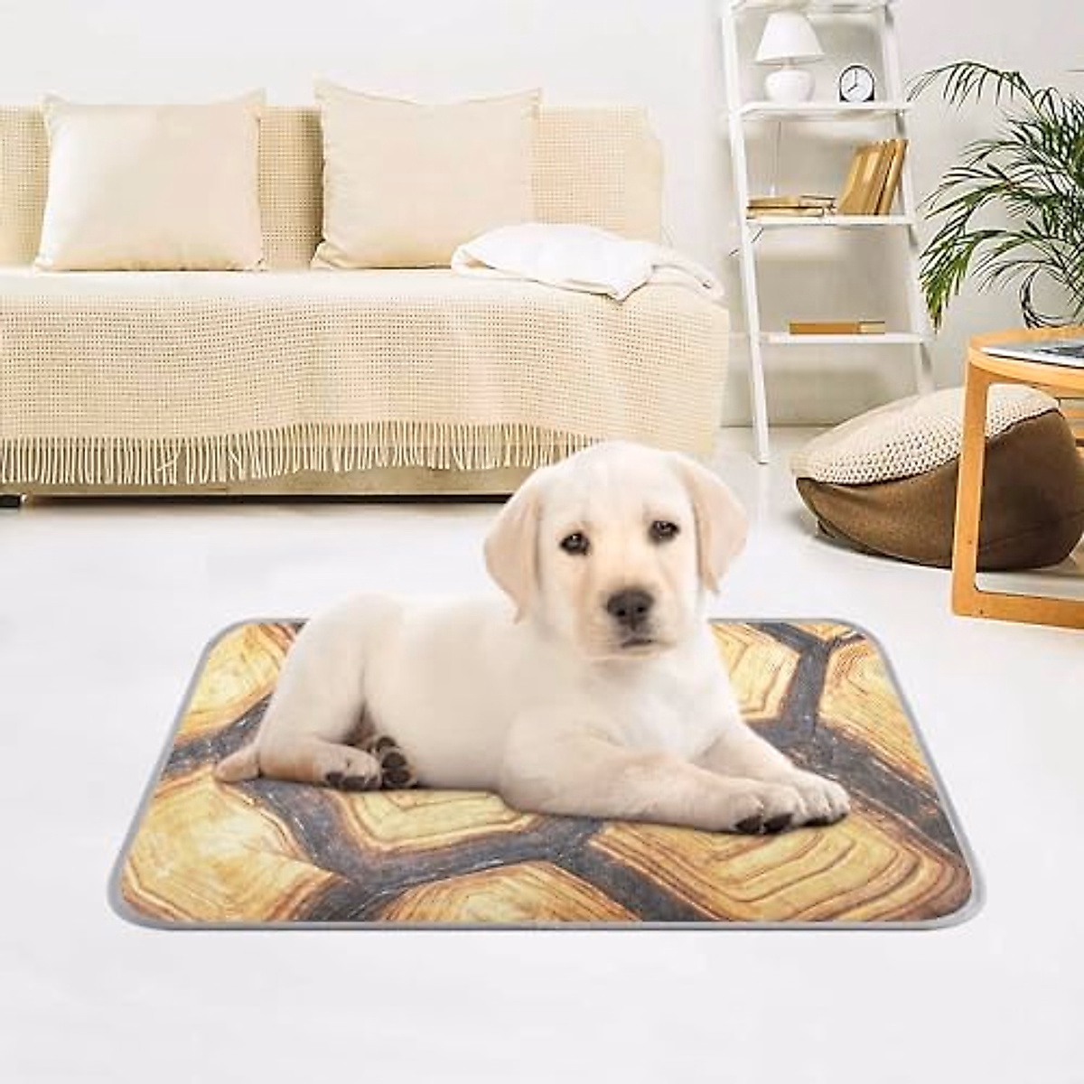 Washable Dog Cooling Mat Turtle Shell Summer Cats Sleeping Mat Carapace Print Dog Bed Mats 22x27.6inch Pet Ice Silk Sleep Kennel Pad Animal Sleep Bed for Home Outdoor Travel