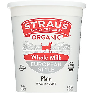 Straus Family Creamery, Plain Yogurt, 32 oz