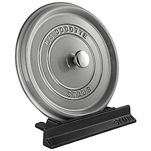Staub Cast Iron Lid Holder - Black, Made in France