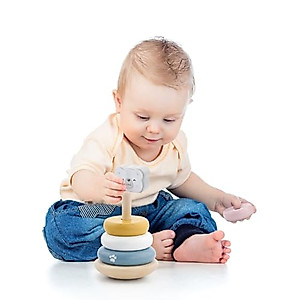 The Original Toy Company PolarB Wood Toy - Polar Bear Stacker