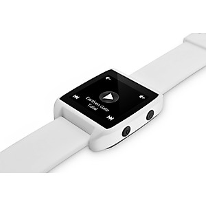 Smart Watch, Ematic All in One Easy to Wear [ Wearable ] White Smartwatch with Carrier Case [ ESW454W ]