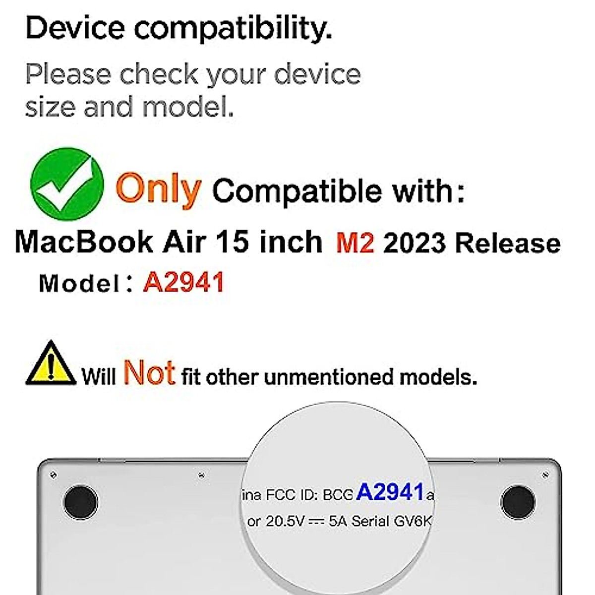 Teazgopx Bling Rhinestone MacBook Air 15 inch Case 2023 Release A2941 M2 Chip with Liquid Retina Display Touch ID,Glitter Sparkle Diamond Fashion Luxury Shiny Crystal Hard Shell for Women Girls