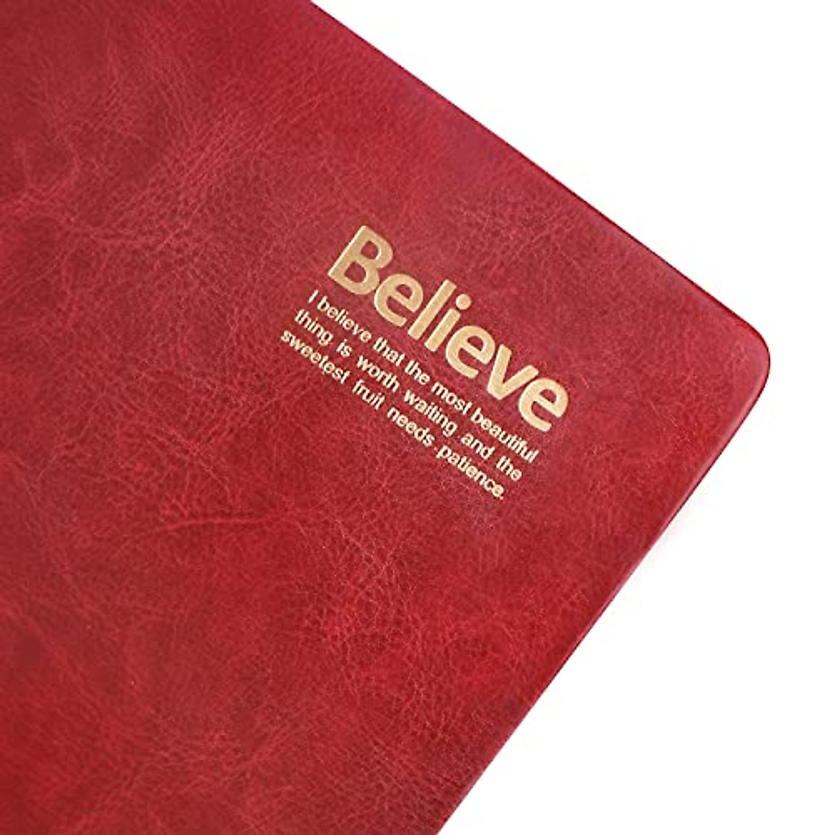 SAYEEC Journal with Pen Set A5 360 Sheets Thick Journal Notebook Large Lined Paper Soft Faux Leather Hardcover Vintage Notebook for Writing,Taking Notes, Anniversary/Birthday/Mother's Day Gift (Dark Red)