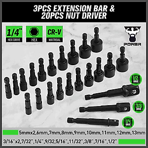 SWANLAKE 232PCS Ultimate Screwdriver Bit Set,Chrome Vanadium Steel Driver Bit Set, Includes Security Bits,Nut Driver, Ratchet Wrench and Bits Holder