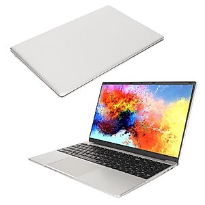Tangxi 15.6inch Laptop for Windows 11, 1920x1080 FHD IPS Eye Protection Ultra Thin Business Laptop with Fingerprint Reader, Notebook Computer for Intel Celeron N5095