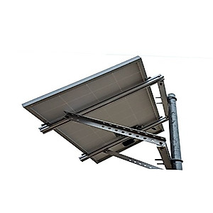 WindyNation Side of Pole Solar Panel Mount Rack for 30W to 120W Solar Panel