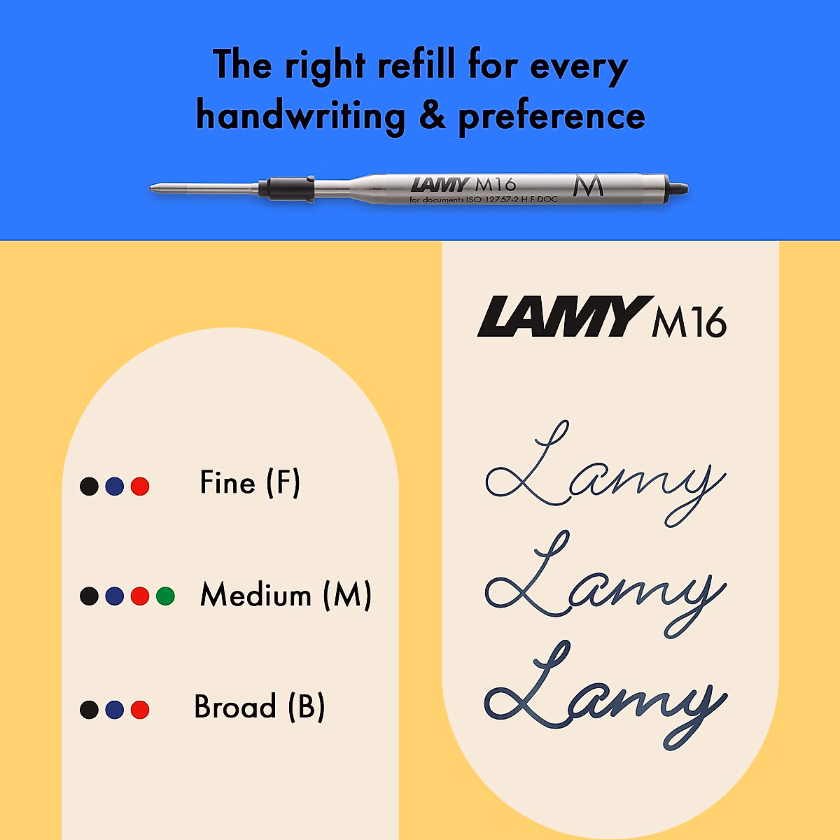 Lamy AL-star oceanblue - Ballpoint Pen with transparent, ergonomic grip & line width M - lightweight aluminium body - including large capacity refill M 16 in black