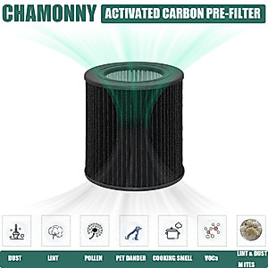 CHAMONNY Air Mini PECO-HEPA Tri-Power Filter Replacement, Compatible with Molekule PECO-HEPA Tri-Power Air Mini and Air Mini+ Air Purifier, 1 Pack