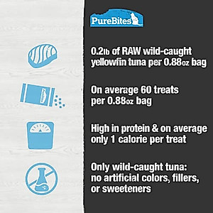 Purebites Tuna Freeze Dried Cat Treats, 0.88Oz | 25G - Value Size