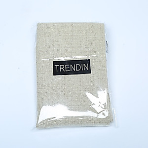 TRENDIN Merry Christmas Throw Pillow Cover 20 x 12 mas Decorations Cotton Linen Winter Green Believe Season Holiday Cushion Cover for Christmas Decor Sofa Couch PL592TR