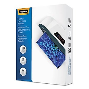 FEL52041 - Fellowes Glossy Pouches - Letter, 7 mil, 100 Pack