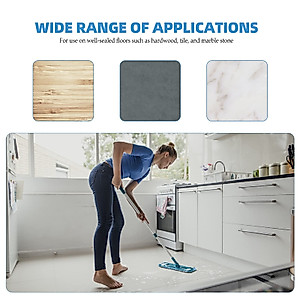 Baluue 4pcs Mop Pad Wet Mopping Cloth Steam Mops Microfiber Mop Refill Spray Mop Replacement Head Steammop Mops Flat Replacement Heads Reusable Fiber Floor Handle The Head