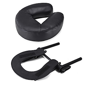 Universal Massage Table Face Cradle & Cushion, Adjustable Massage Chair Spa Bed Headrest & Face Pillow Support, Massage Platform Head Rest Cushion Cradle for Salon Home Mattress Top Massage Kit