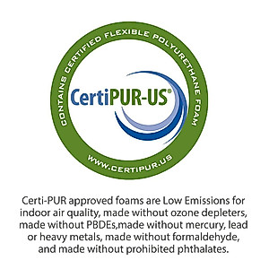 Foamma Medium Density Outdoor Cushion Replacement for Patio Furniture Premium Comfort and Support 4” x 25” x 27” Cover Not Included