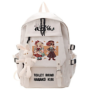 COSABZ Anime Toilet bound Jibaku Shounen Hanako kun Backpack Schoolbag Cosplay Mochila Kawaii Backpack With Pendant Girls (9)