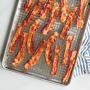 Nordic Ware 2 Pc Naturals Big Sheet W/Oven Safe Nonstick Grid, 1 Pack, Aluminum