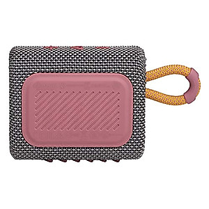 JBL Go 3: Portable Speaker with Bluetooth, Builtin Battery, Waterproof and Dustproof Feature Gray JBLGO3GRYAM