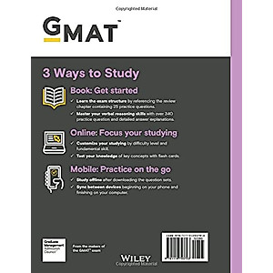 GMAT Official Guide Verbal Review 2022: Book + Online Question Bank